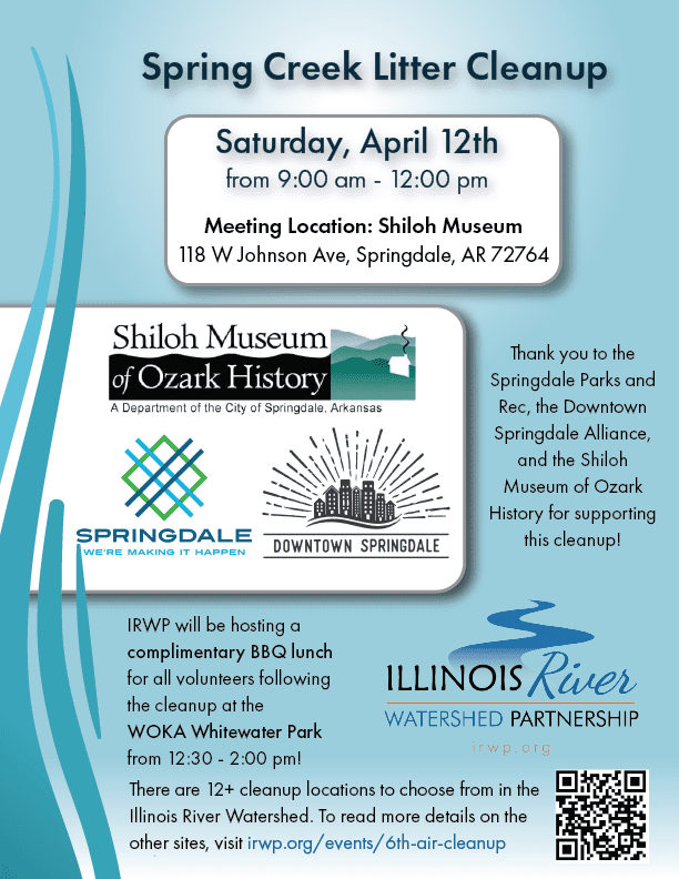 Spring Creek Litter Cleanup - Shiloh Museum of Ozark History